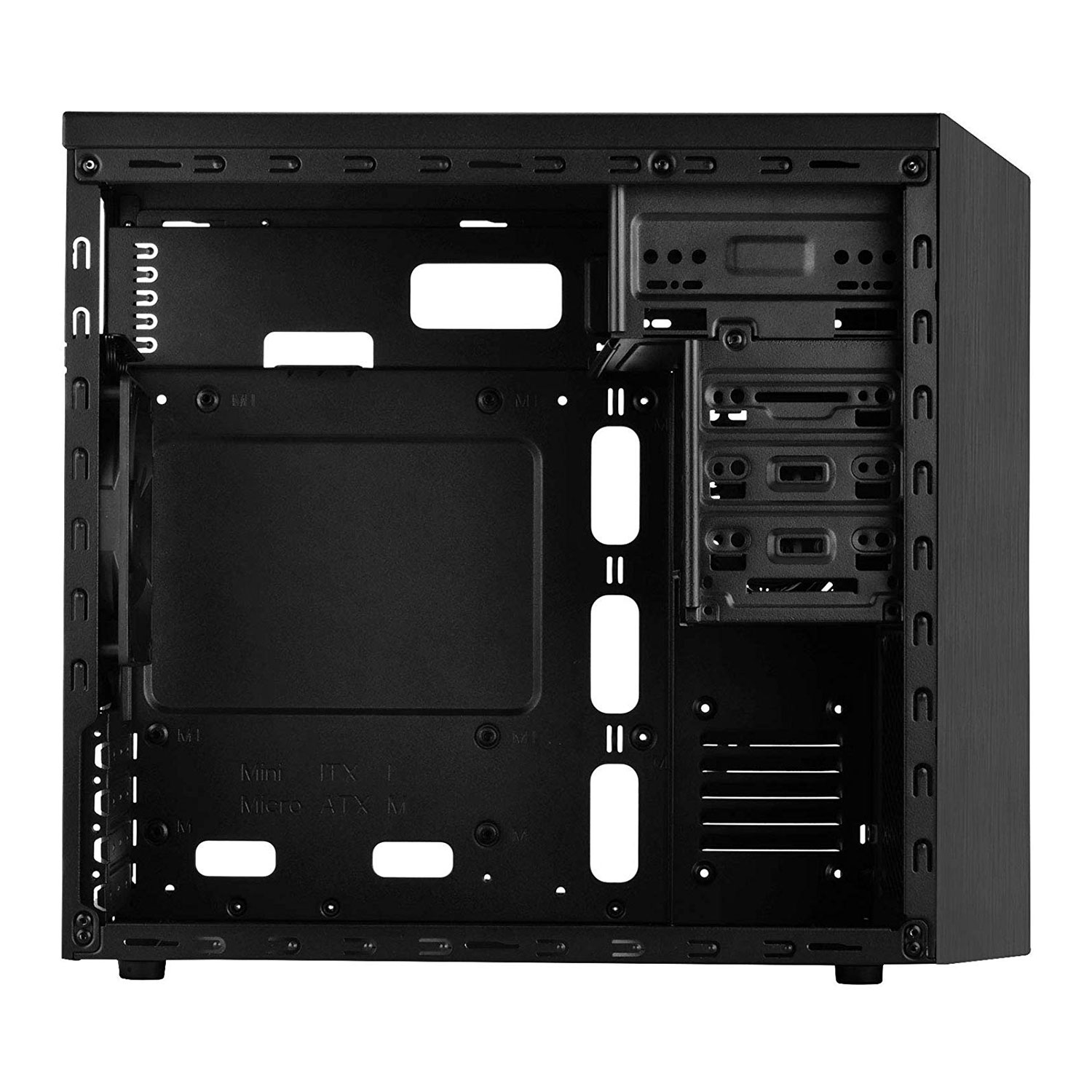 SilverStone PS16B Precision Mini Tower micro-ATX Case Black LN99939 ...