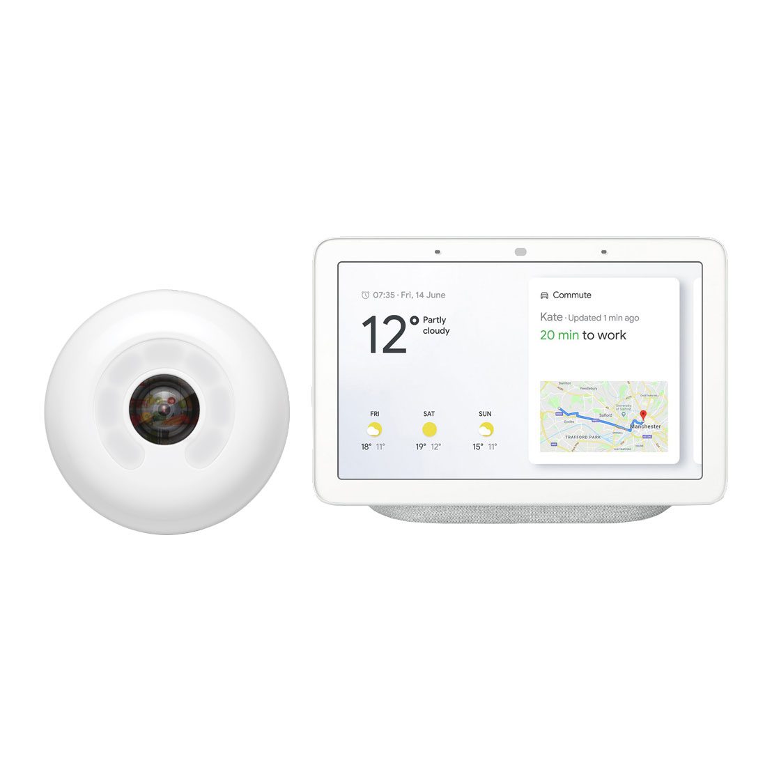 Smart Fridge Cam with Google Nest Hub in Chalk LN107279 - 2AKC5-SFC01 ...