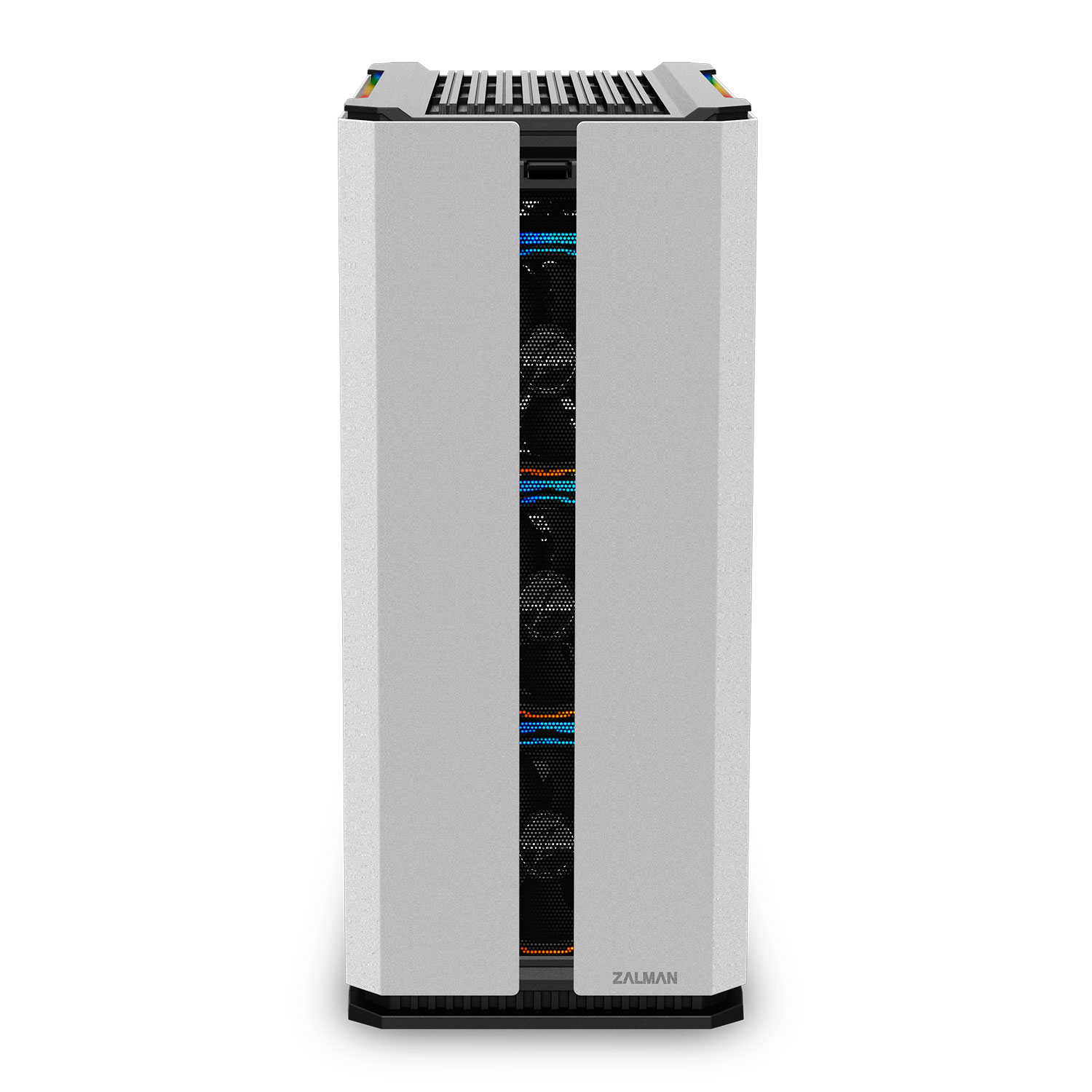 Zalman X3 Mid Tower Gaming Case with Tempered Glass Window White ...