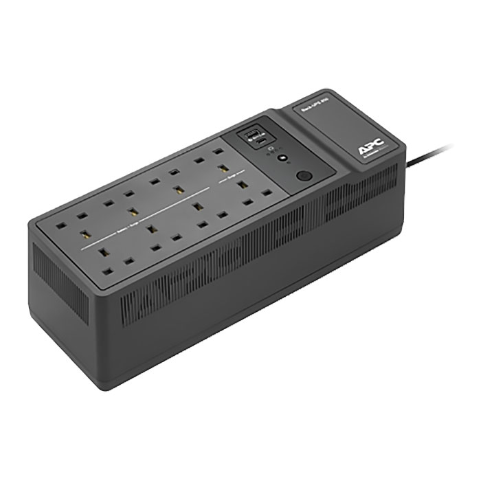 APC Back-UPS 850VA with 8 UK Sockets/USB-A+C Charging inc Surge ...