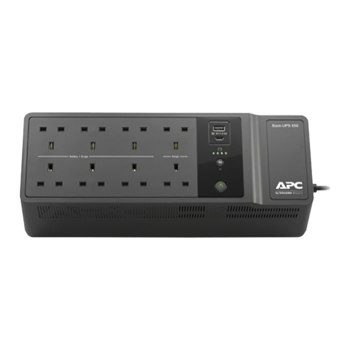 APC Back-UPS 850VA with 8 UK Sockets/USB-A+C Charging inc Surge ...
