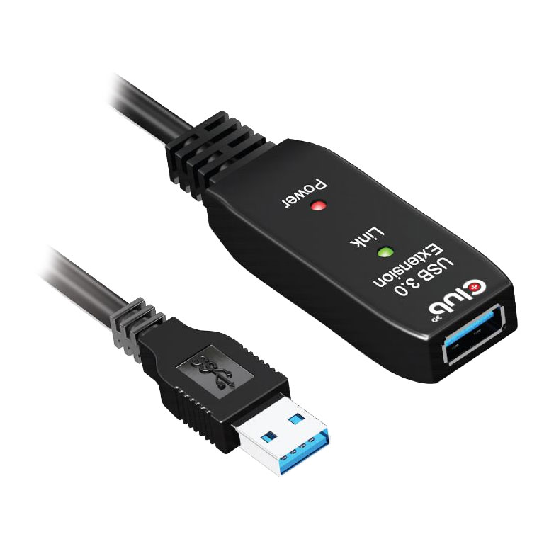Club 3D USB 3.2 Gen1 Active Repeater Cable LN115348 - CAC-1404 | SCAN UK