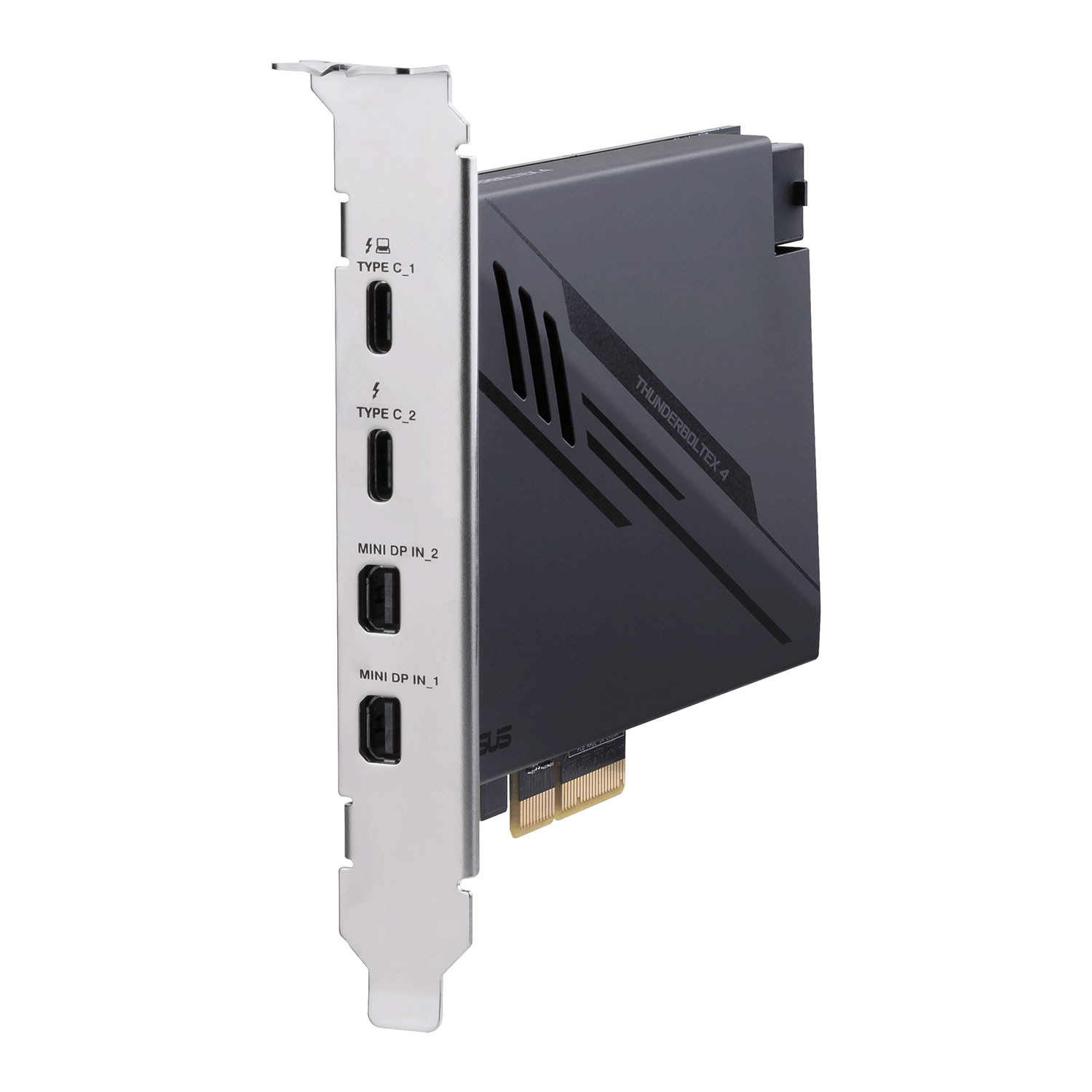 ASUS Thunderbolt 4 PCI Express Add-in Card with 100W PD Charge LN116298 ...