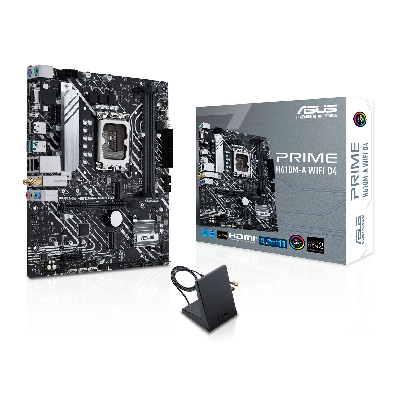 ASUS PRIME H610M-A WIFI D4 DDR4 micro-ATX Motherboard LN124770 ...