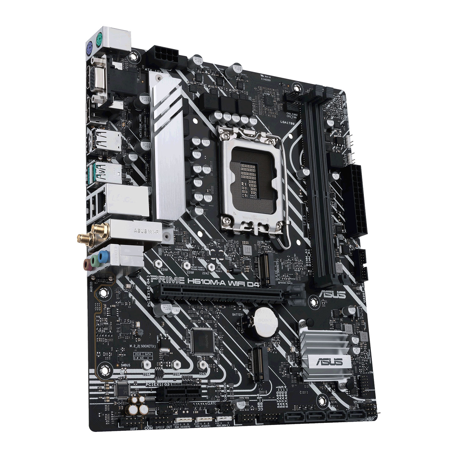 ASUS PRIME H610M-A WIFI D4 DDR4 micro-ATX Motherboard LN124770 ...