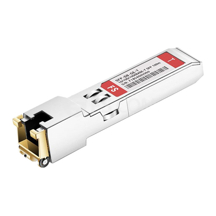 FS Customised 10/100/1000BASE-T SFP Copper RJ-45 100m Transceiver ...