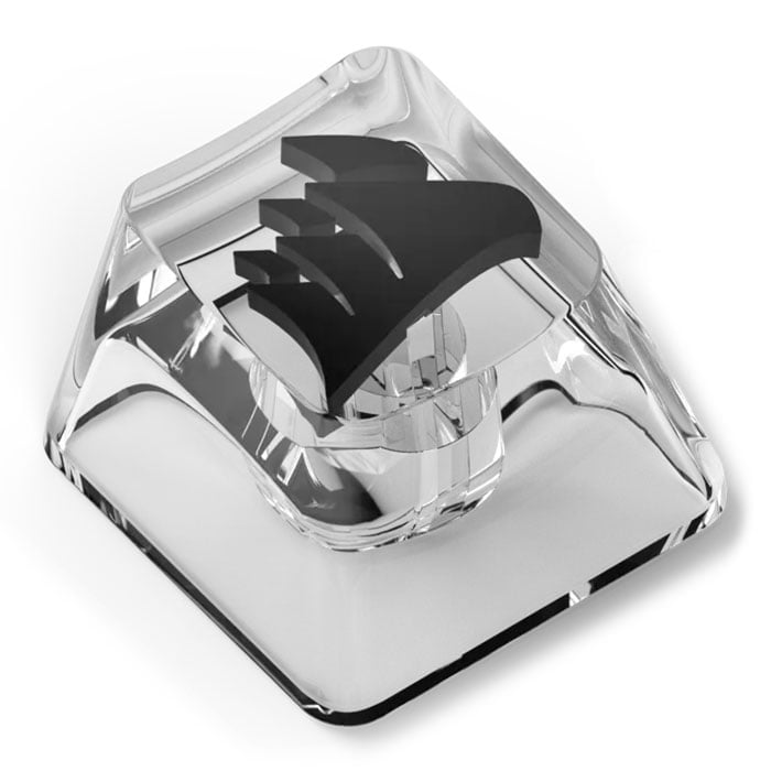 Corsair Clear Resin Sail Logo Key Cap LN128474 - CH-9918000-WW | SCAN UK