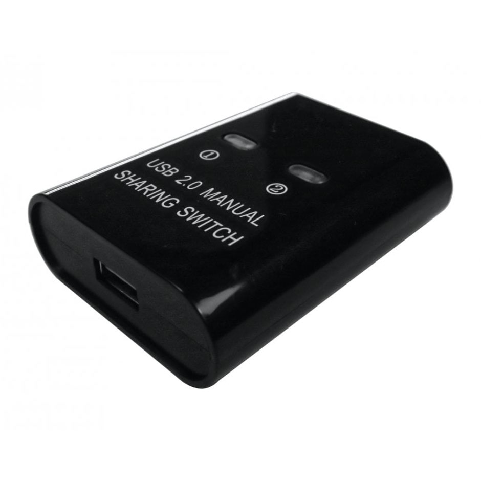 Scan 2 Port USB 2.0 Manual Sharing Switch LN129040 - NLUSB2-200A | SCAN UK