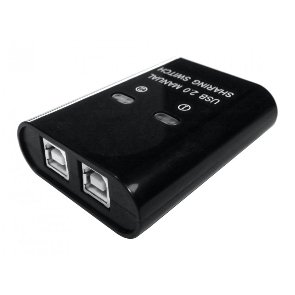 Scan 2 Port USB 2.0 Manual Sharing Switch LN129040 - NLUSB2-200A | SCAN UK