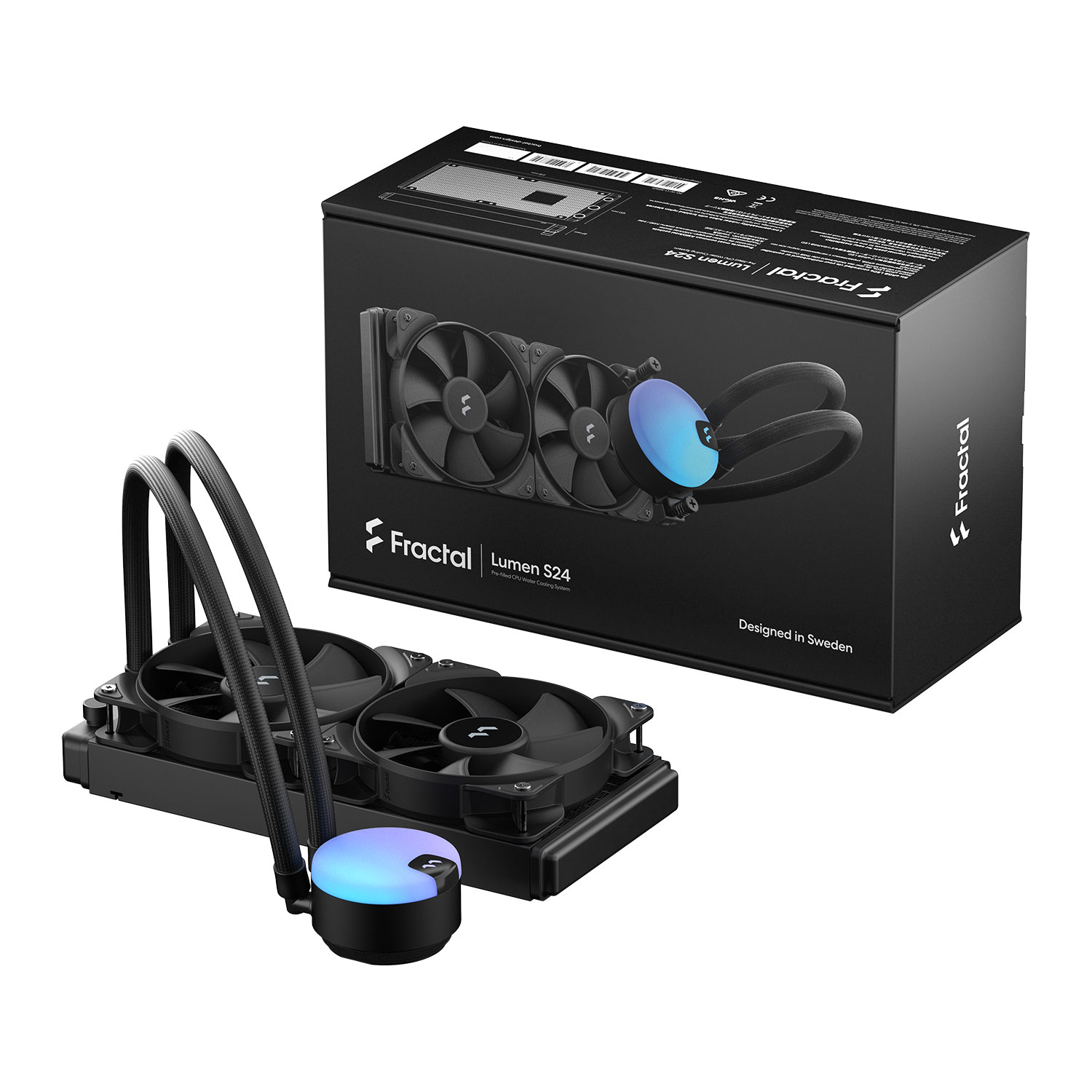 Fractal 240mm Lumen S24 v2 All In One CPU Water Cooler LN130849 - FD-W ...