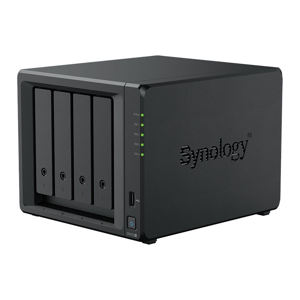 Synology 4 Bay DS423+ Desktop NAS Unit with 2 M.2 Slots LN134699 | SCAN UK