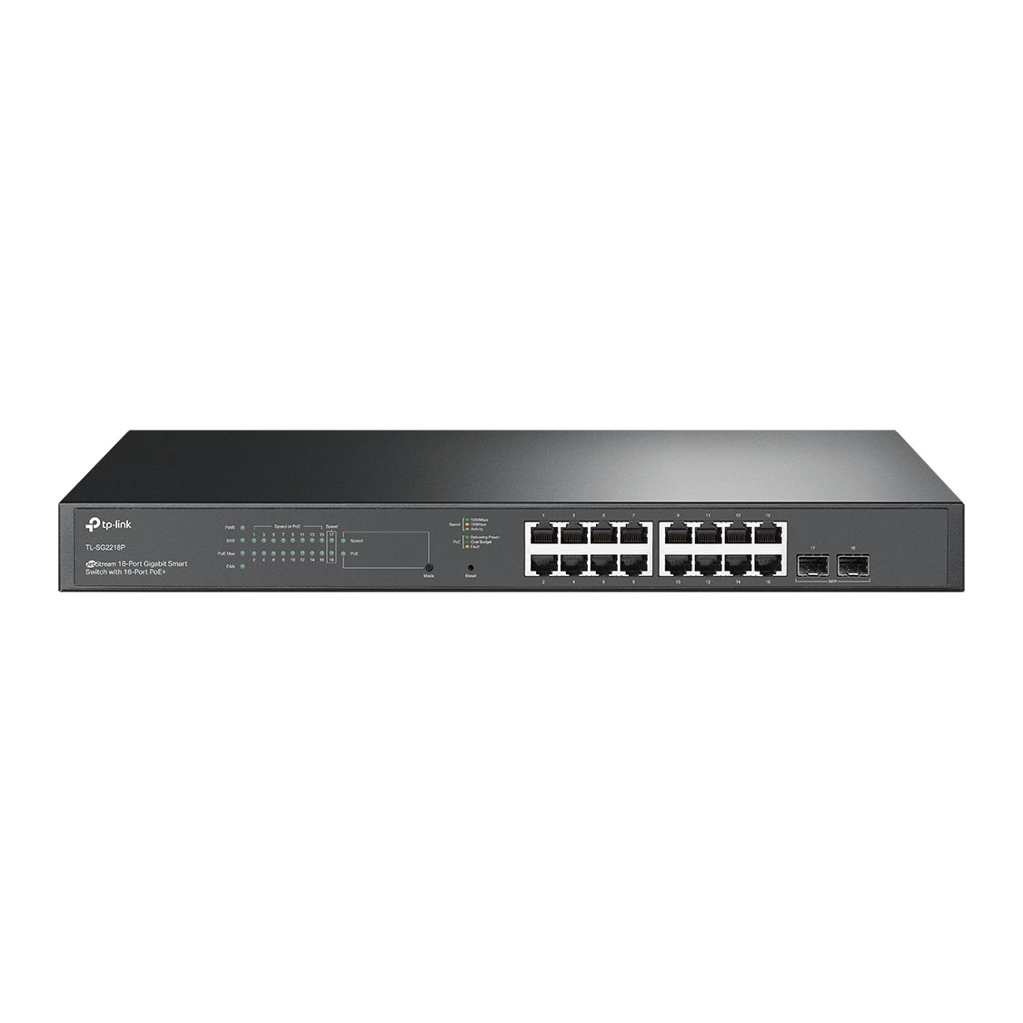 tp-link TL-SG2218P 18-Port Gigabit Rackmount Switch with PoE+ LN135653 ...