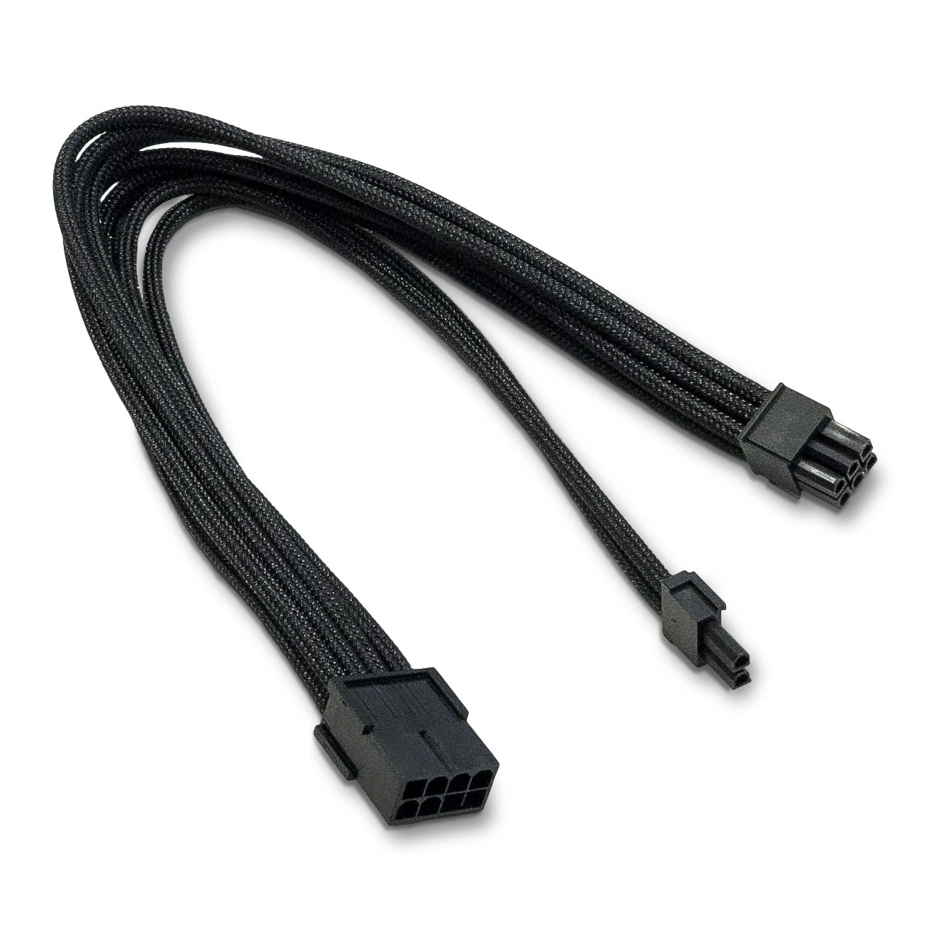 Xclio Black 6+2 Pin Braided PCIe Cable LN137900 | SCAN UK