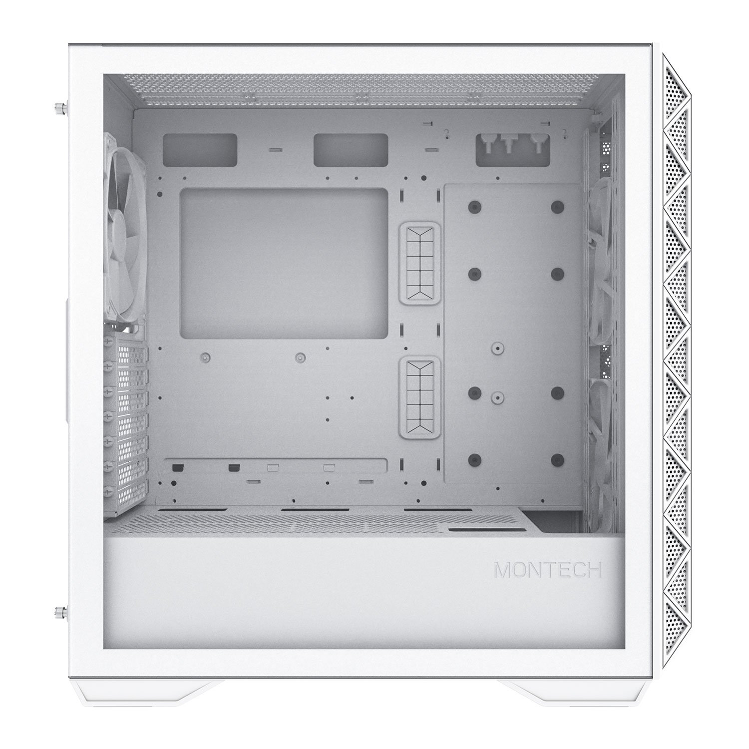 Montech AIR 903 BASE White Mid Tower Tempered Glass Gaming Case ...