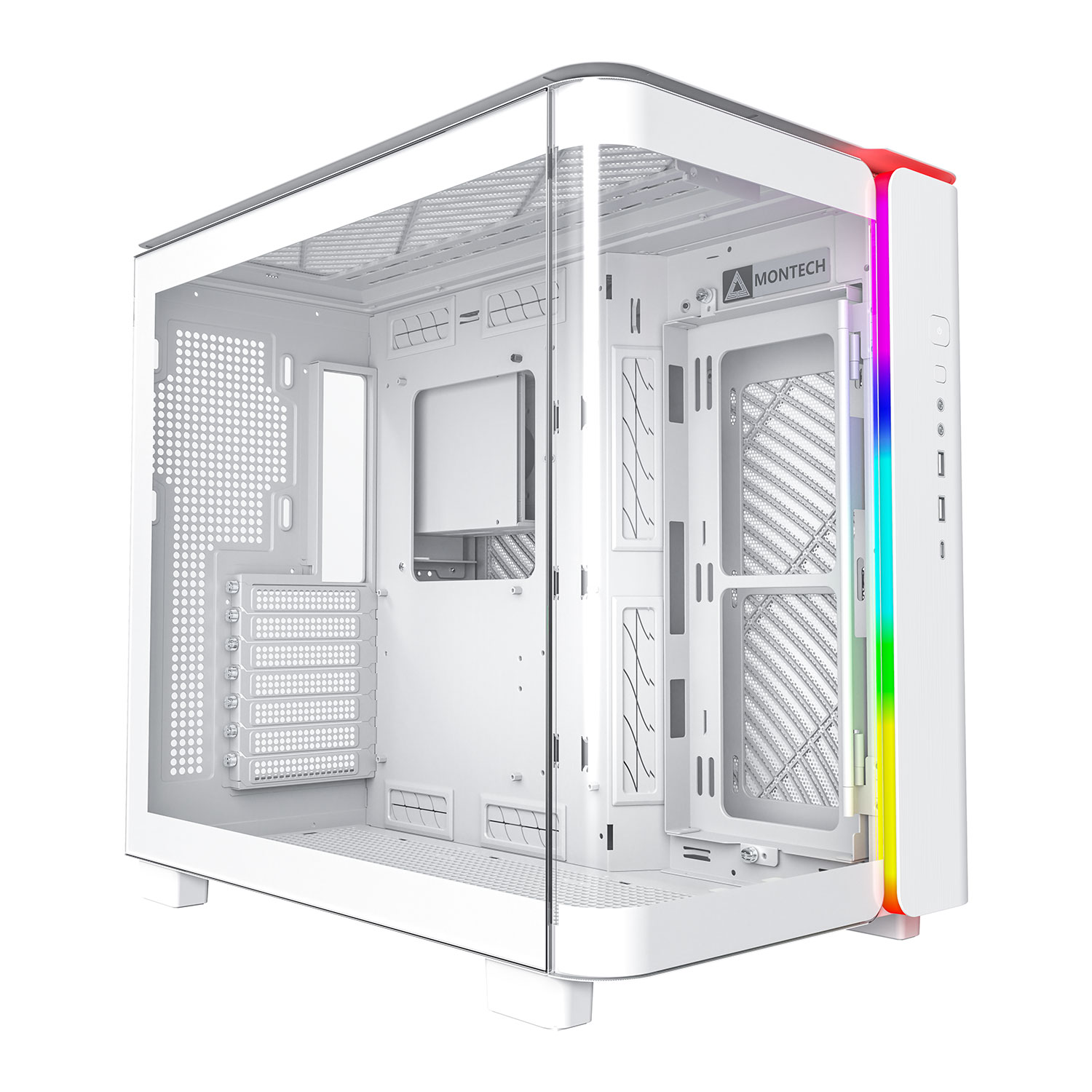 Montech KING 95 White Mid Tower PC Case LN140848 - KING 95 (W) | SCAN UK