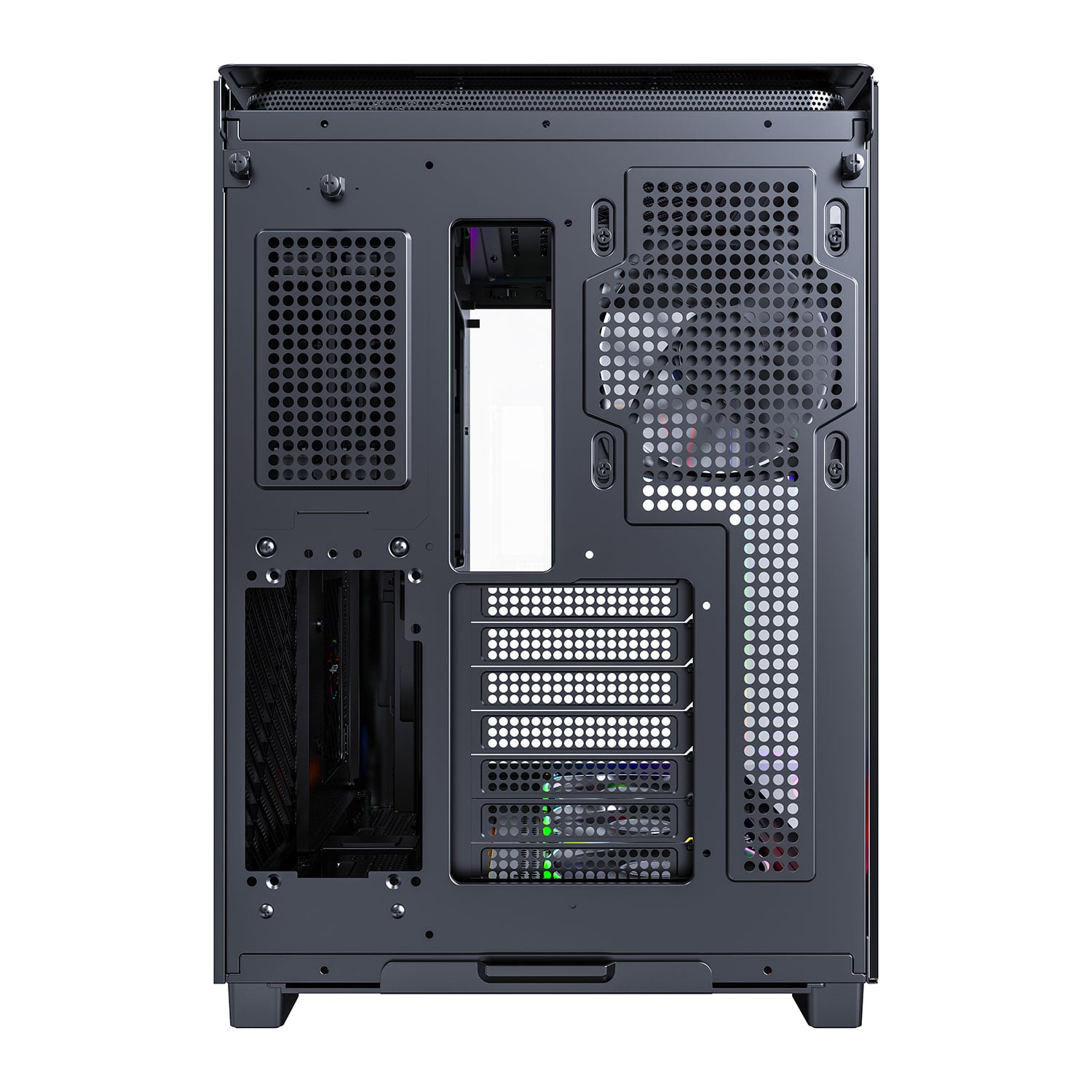 Montech KING 95 PRO Black Mid Tower Dual Chamber Case with 6 ARGB Fans ...