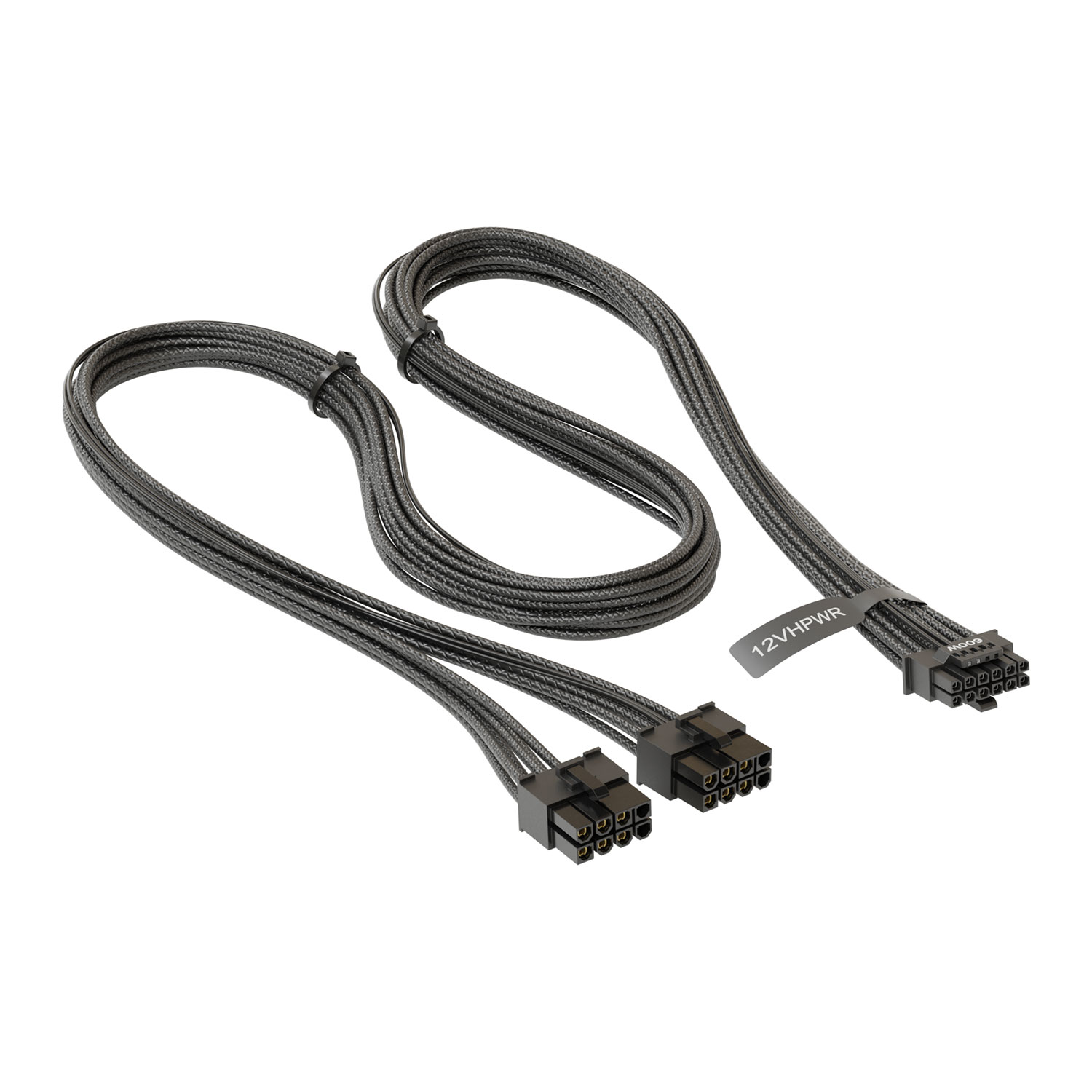 Seasonic 750mm Sleeved PCIe Gen 5 12VHPWR Splitter Cable For Seasonic ...