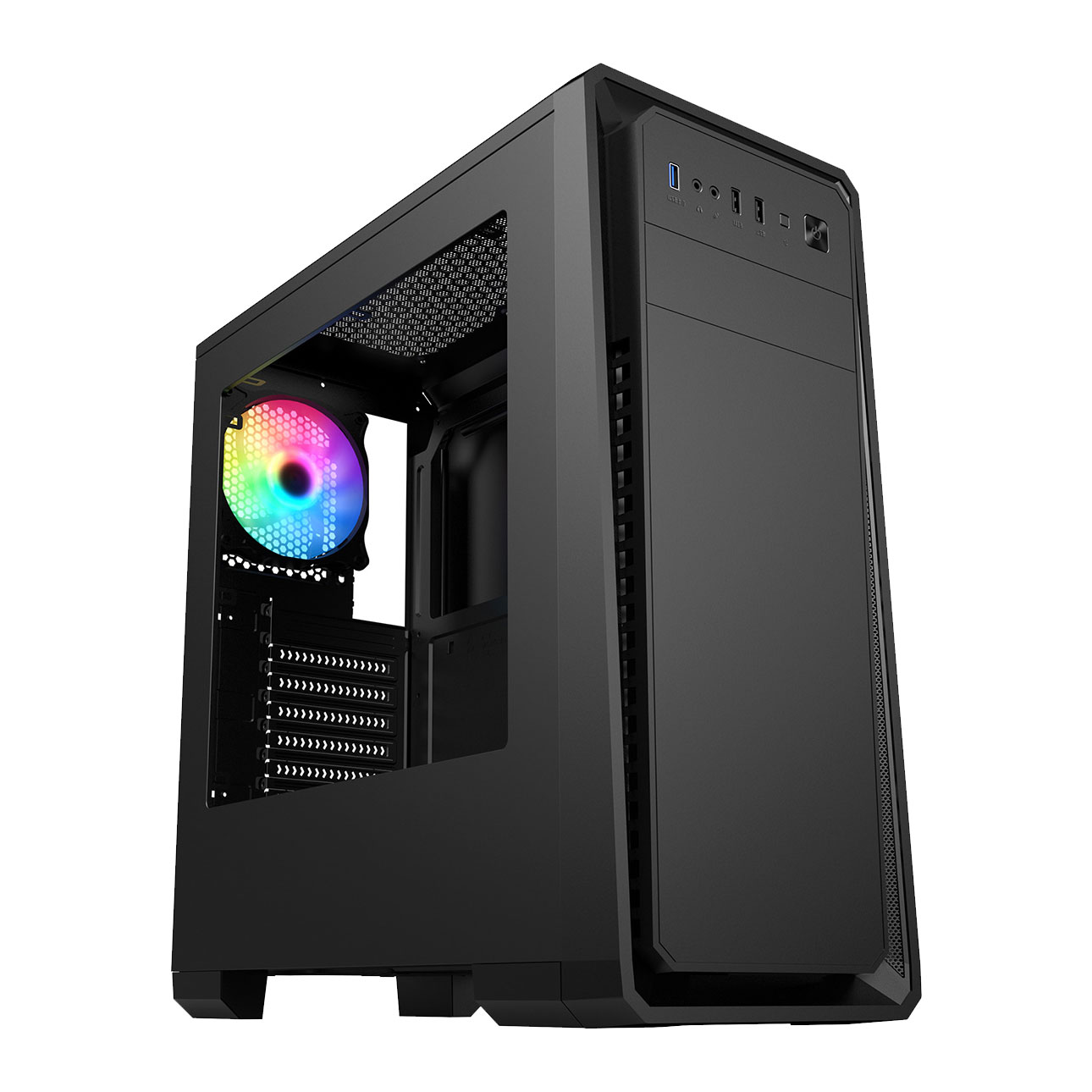 CiT Dark Soul Black Midi ARGB Mid Tower PC Case LN142586 - CIT ...