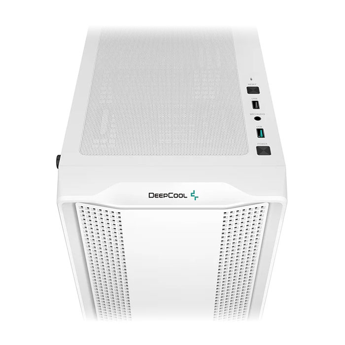 DeepCool CC560 V2 White Mid Tower Tempered Glass PC Gaming Case ...