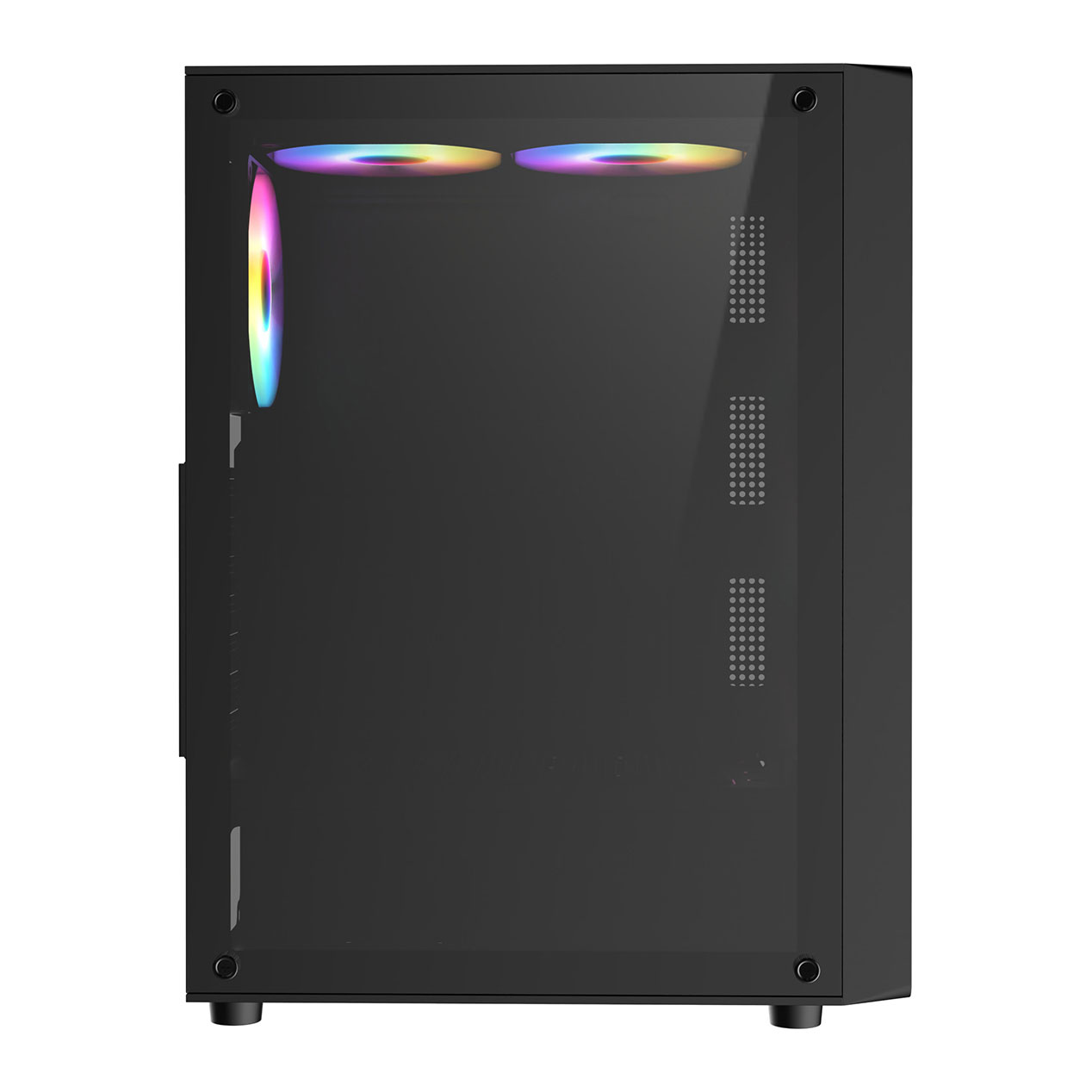CiT Blade Black Mid Tower Tempered Glass PC Gaming Case LN146899 ...