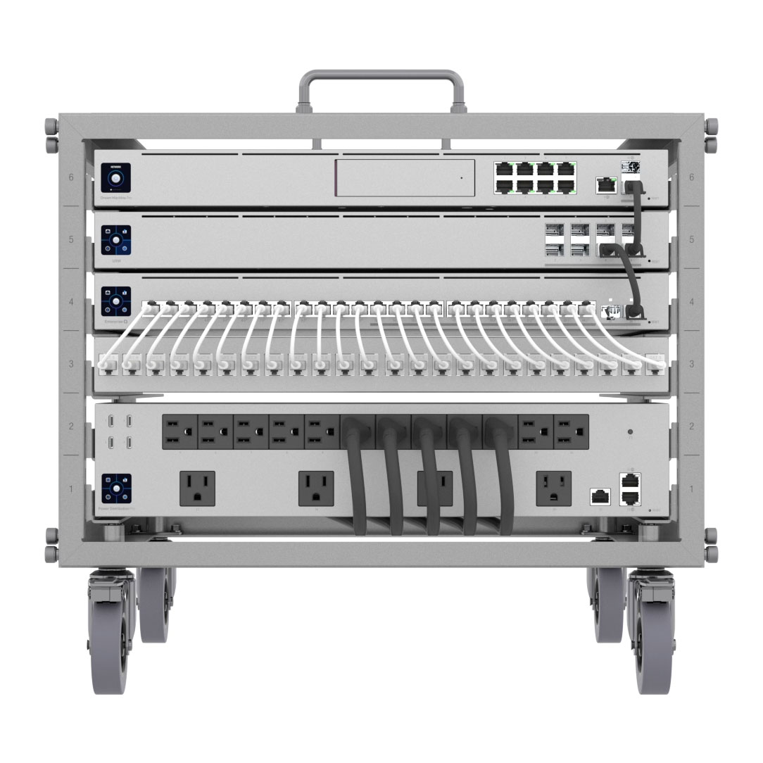 Ubiquiti UniFi Toolless 6U Mini Rack LN148306 - U-RACK-6U-TL | SCAN UK