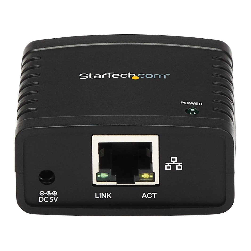 StarTech Ethernet to USB Network Print Server LN149620 - PM1115U2 | SCAN UK