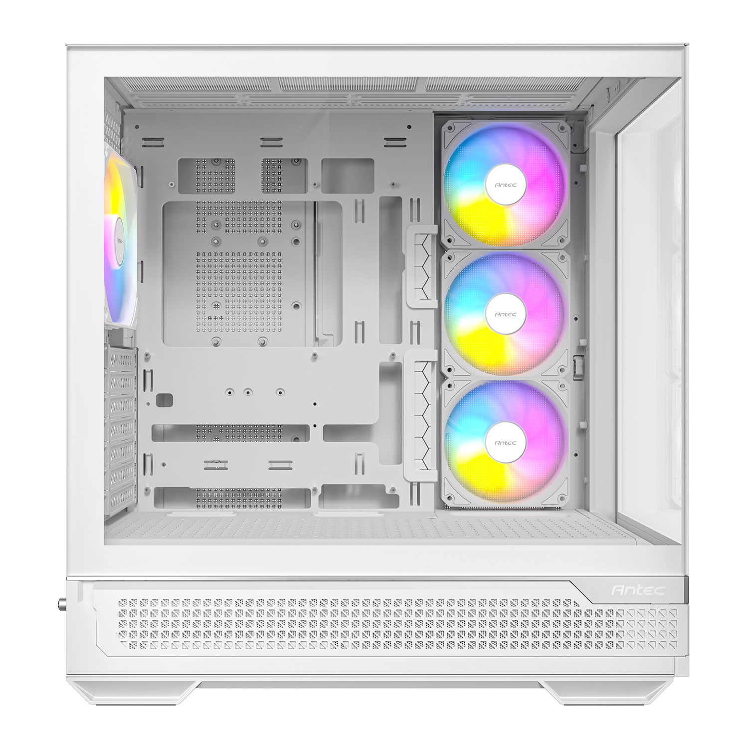 Antec C7 ARGB Mid Tower Tempered Glass PC Gaming Case White LN149685 ...