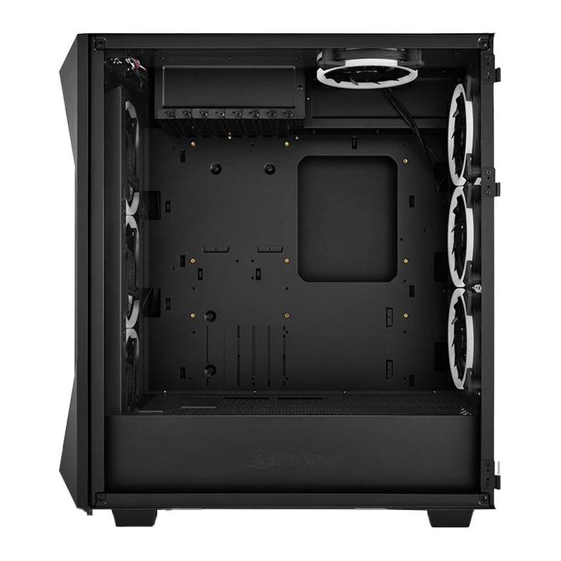 Sharkoon REV300 Black Mid Tower Tempered Glass PC Gaming Case LN149784 ...