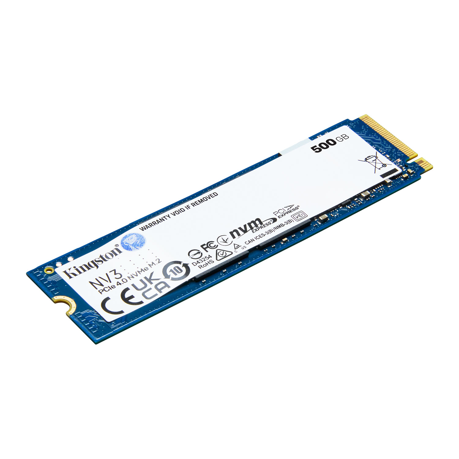 Kingston NV3 500GB M.2 NVMe PCIe 4.0 SSD/Solid State Drive LN151057 ...