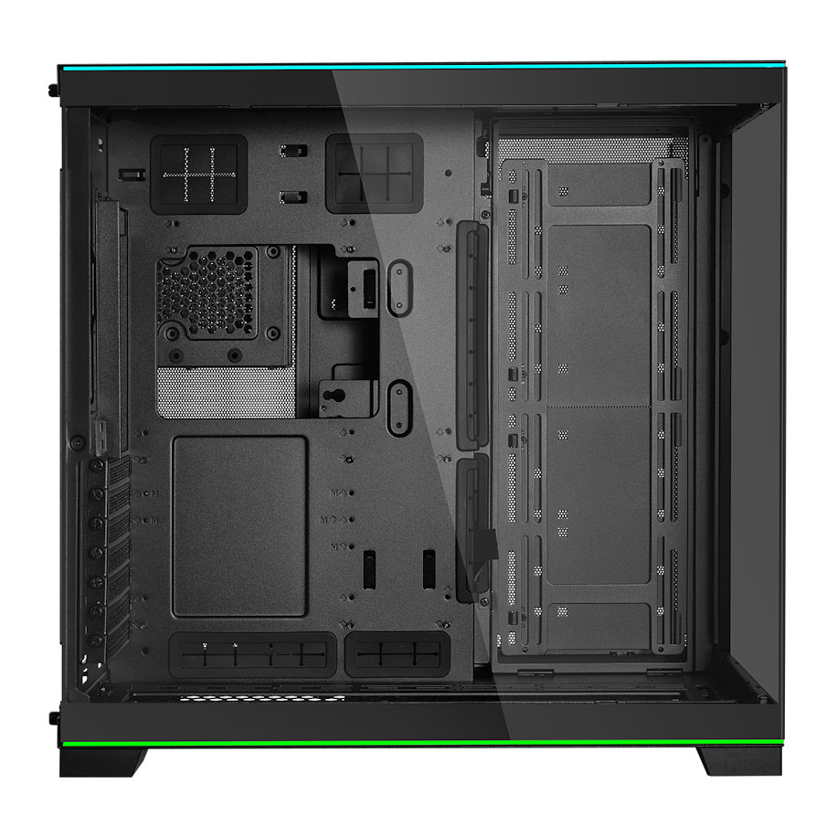 Lian Li O11 Dynamic EVO RGB Black Dual Chamber Mid Tower Tempered Glass ...
