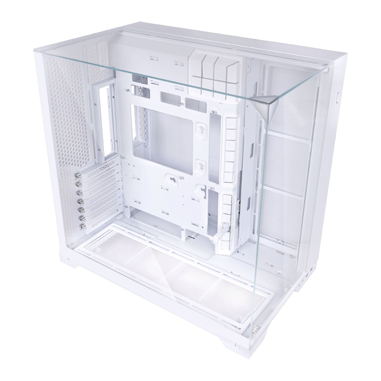 Lian Li / PCMR O11 Vision Compact White Dual Chamber Mid Tower Tempered ...