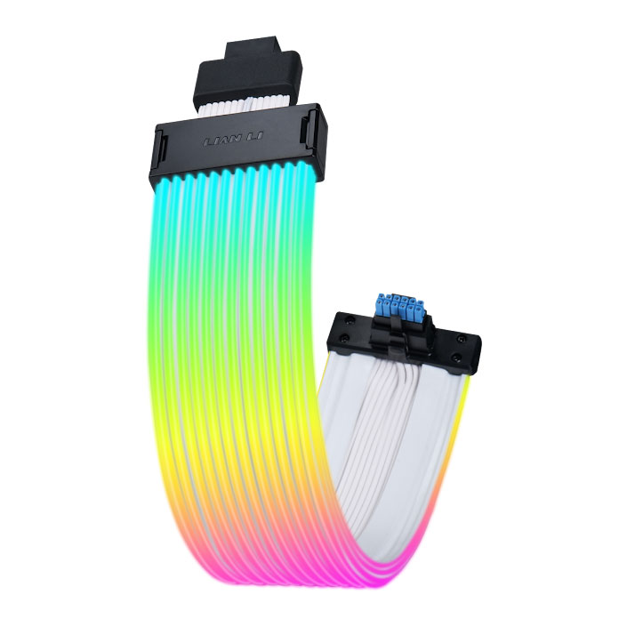 Lian Li Strimer Wireless 12+4-pin (12V-2X6) GPU ARGB Wide Extension ...