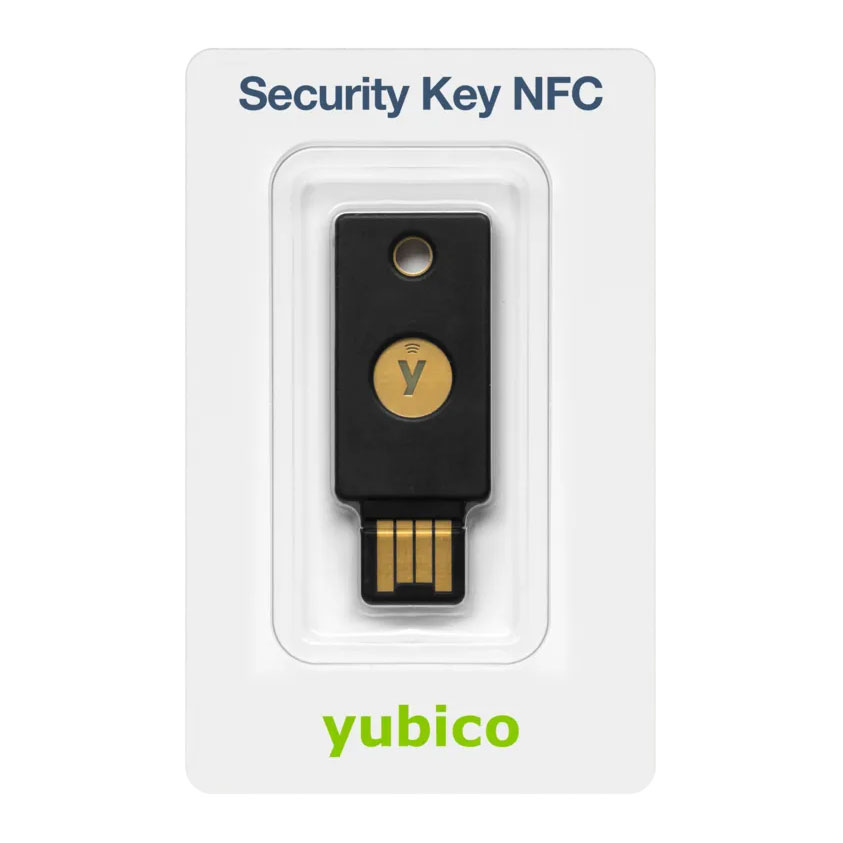 Yubico YubiKey NFC MFA Security Key LN157729 - 5060408465295 | SCAN UK
