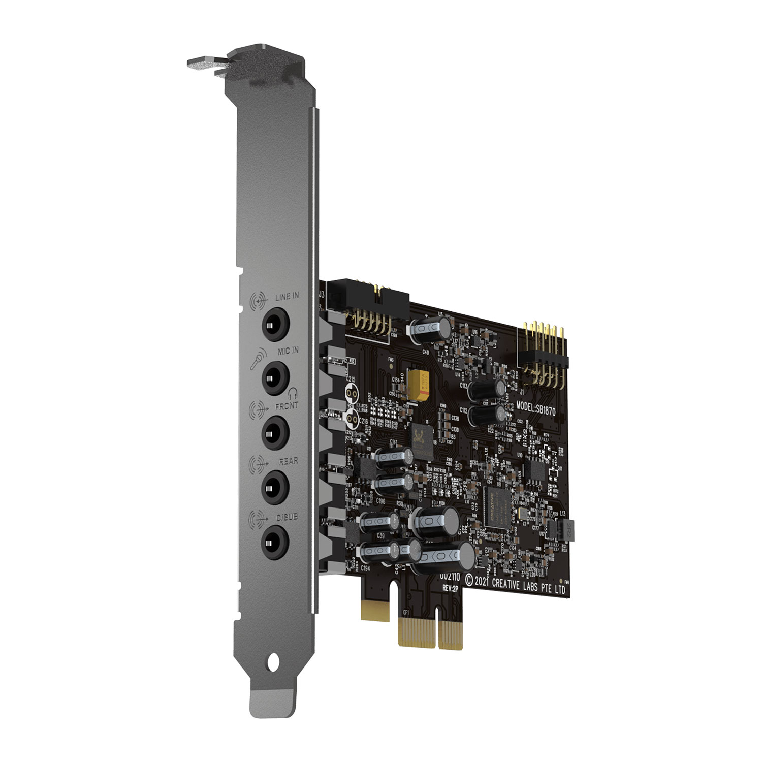 CREATIVE Sound Blaster Audigy FX v2 Upgradable Hi-res 5.1 PCI-e Sound ...
