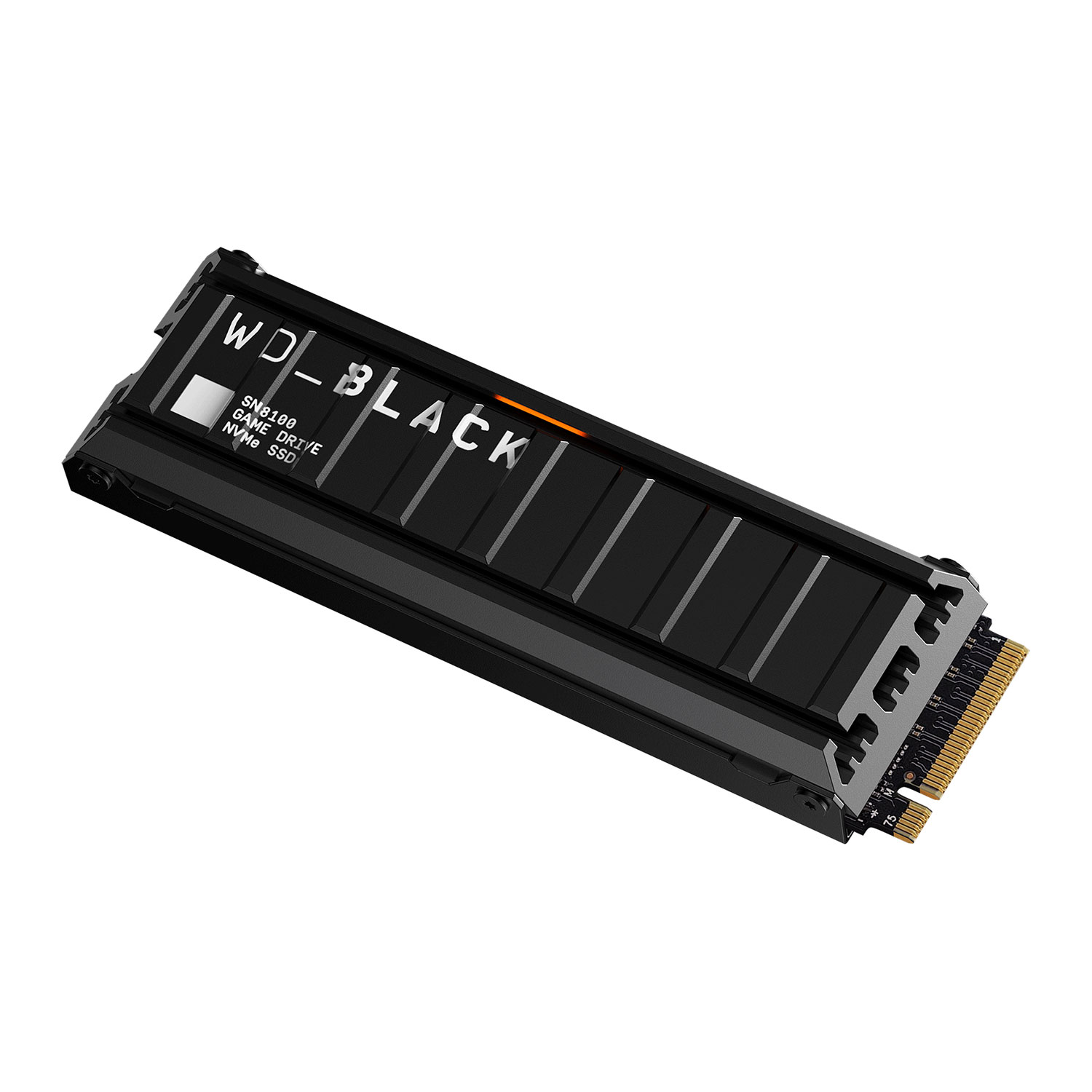 WD Black SN8100 with Heatsink 4TB M.2 NVMe PCIe 5.0 NVMe SSD / Solid ...