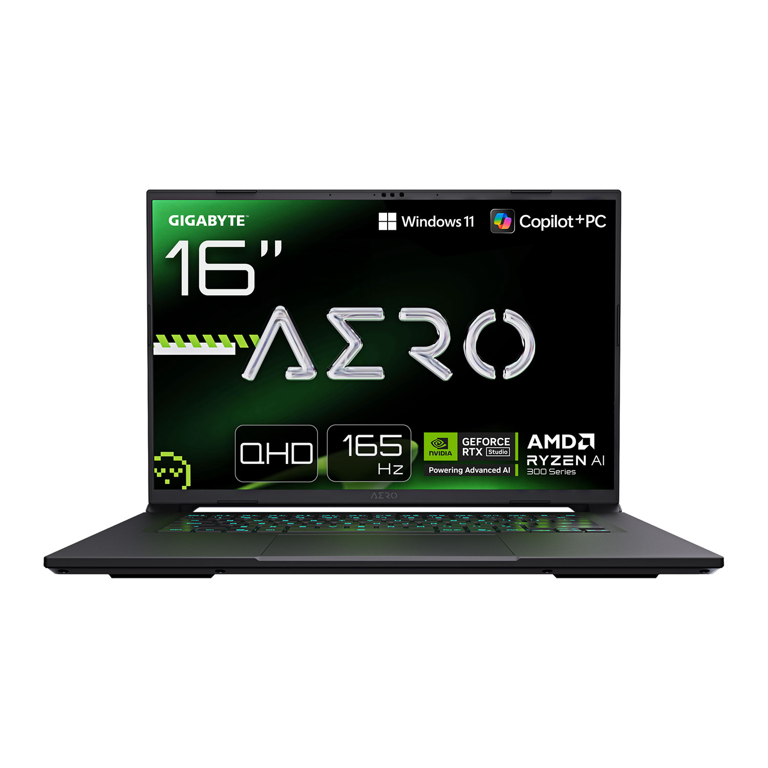 Gigabyte AERO X16 16" WQXGA Ryzen AI 7 RTX 5060 Gaming Laptop LN160010 ...
