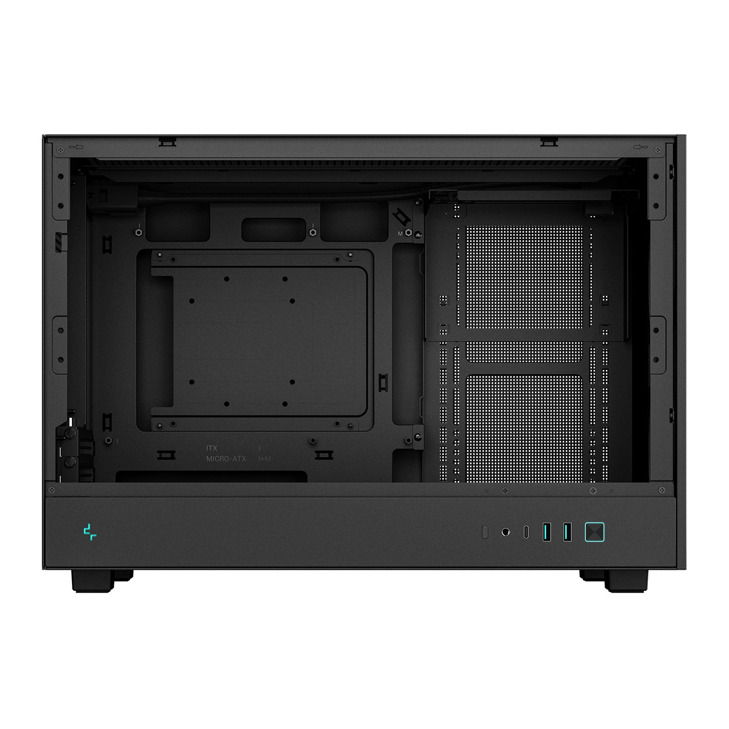 Deepcool CH260 Black Tempered Glass MicroATX/Mini-ITX Case LN160722 - R ...