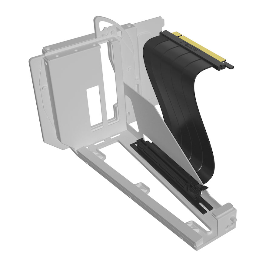 Lian Li PCIe 5.0 (x16) GPU Riser Cable 200mm Black LN161041 - PW-PCI ...