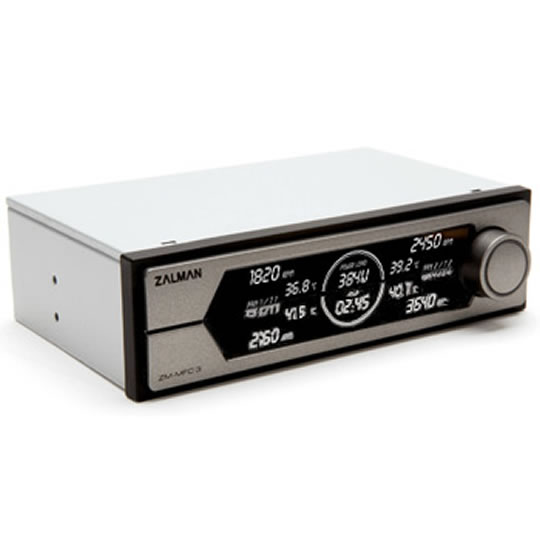Zalman ZM-MFC3 Multi Fan Controller Controls 4 Fans, Realtime Display LN29011 | SCAN UK