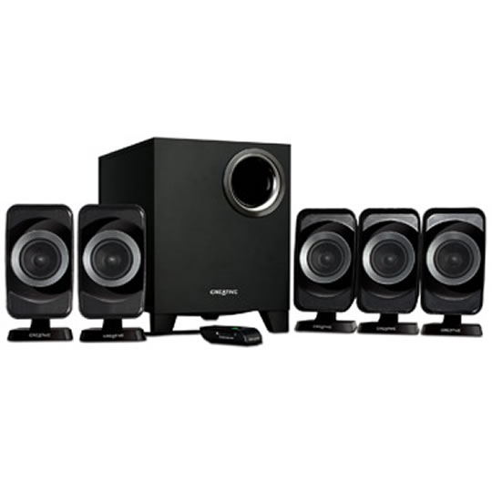 Creative Labs 5.1 Speakers 50 W RMS Sound System LN29430 ...