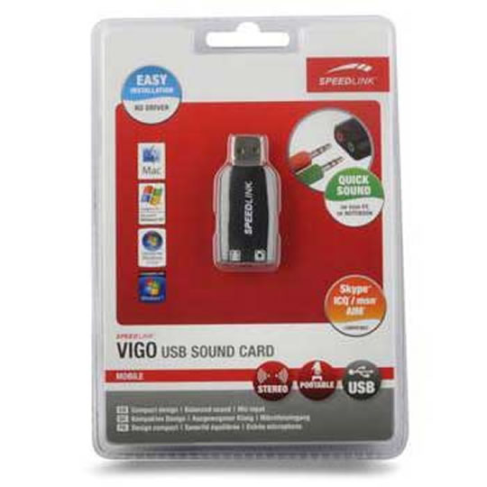 SPEEDLINK Vigo USB Sound Card LN32288 - SL-8850-BK01 | SCAN UK