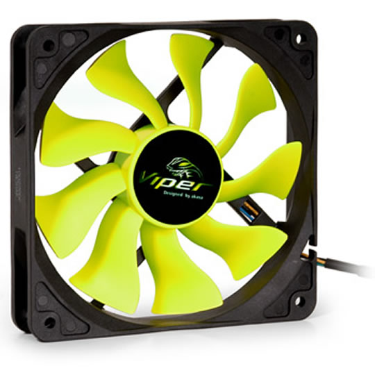 AKASA AK-FN059 HDB Viper Fan - High performance S-FLOW blade PWM fan ...