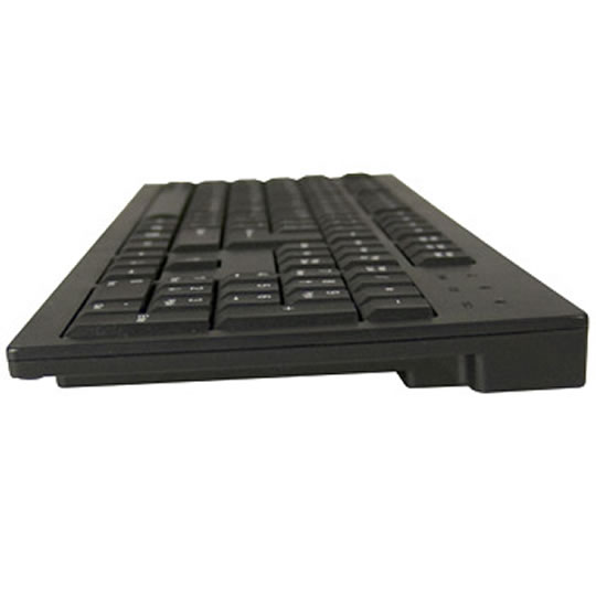 Keysonic KSK-8004U Full size keyboard with modern design and flat keys ...