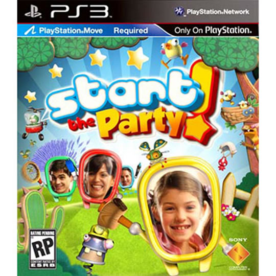 Sony PS3 Start The Party! (PS Move) Four People friends can compete ...
