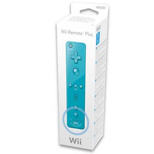 Nintendo Wii Remote Plus, Blue, inc Wii motion plus for Nintendo Wii ...