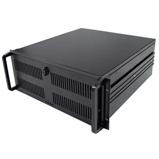 Codegen CG-4U-500 Black 4U Rackmount Case ATX with Security Front Door ...