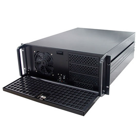 Codegen CG-4U-500 Black 4U Rackmount Case ATX with Security Front Door ...