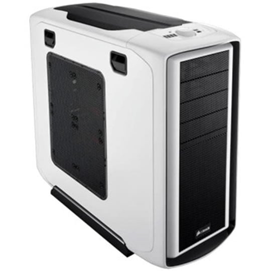 Corsair 600T White Graphite Series Mid Tower Case with Side Window ...