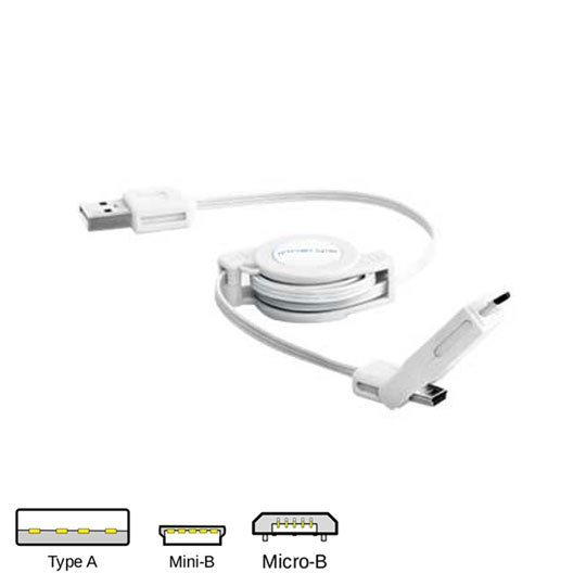 Innergie Magic Cable - Micro & Mini USB LN38871 - TACC-RMMC90GR | SCAN UK