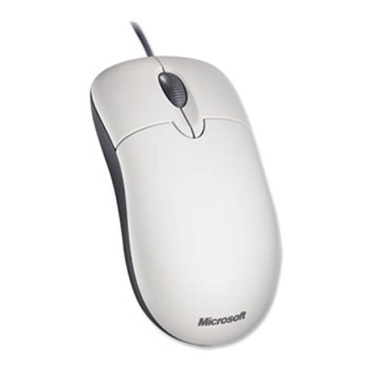 Microsoft Basic Optical Mouse, 3 Button, White, with Scroll Wheel, USB ...